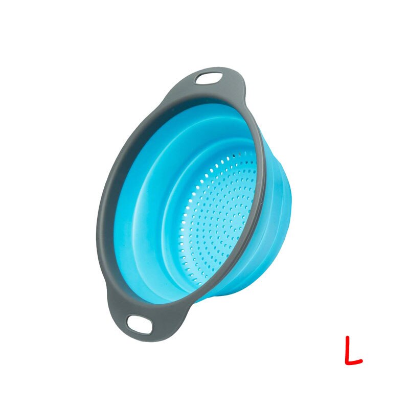 LMETJMA Round Folding Colander BPA Free Fruits Veg... – Grandado