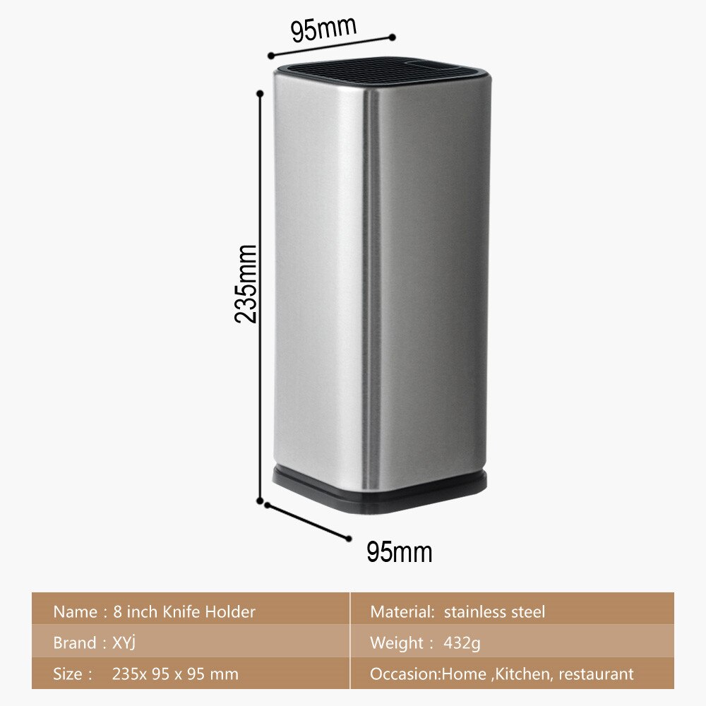 8'' inch Knives Storage Stand Block For Ki... – Vicedeal