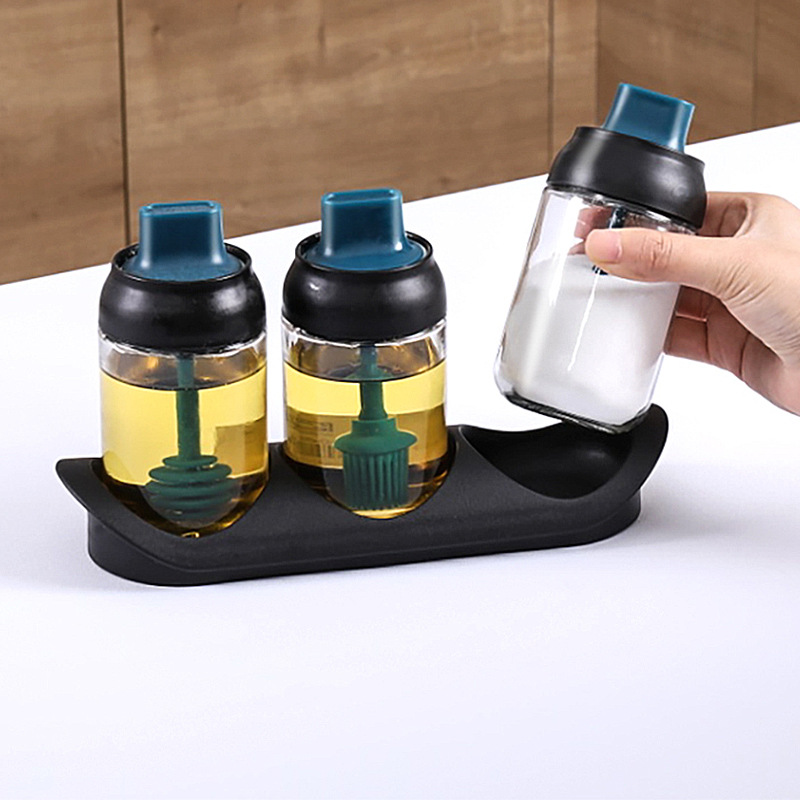 Seasoning Bottles Glass Condiment Storage Containe... – Grandado