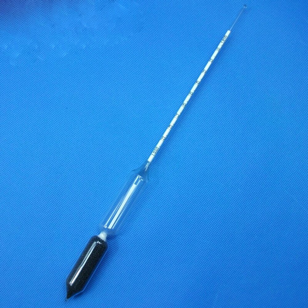2PCS/lot 1.8-1.9/m3 glass hydrometers chemical lab... – Vicedeal