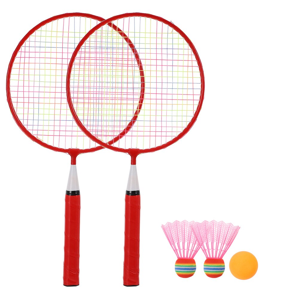 1 Set Portable Kids Badminton Racket Set Sports Tr... – Vicedeal