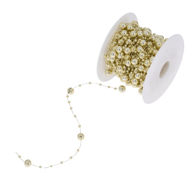 68UA Cosplay Crown Gold Beads Chain Beaded Fringe ... – Grandado