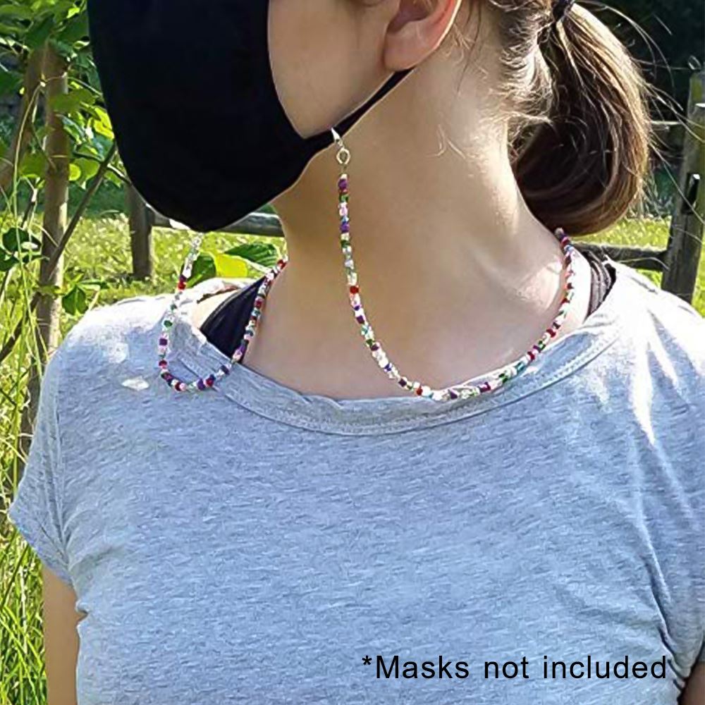 Face Mask Holder Rop Mask Lanyard Strong Beaded Th... – Grandado
