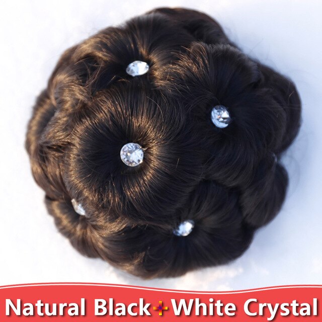 AOSIWIG Hair Curly Chignon Bun Donut Clip In Hairp... – Vicedeal