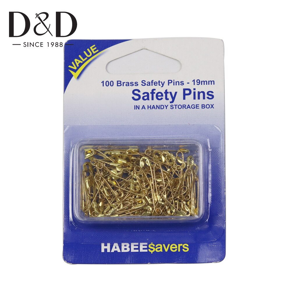 100Pcs Brass Safety Pins 19mm DIY Sewing Mini Buck... – Vicedeal