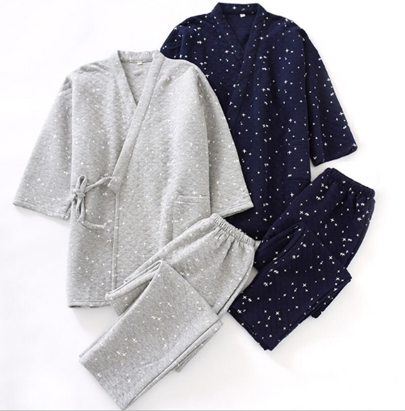 Lente Zomer Verse Japanse Katoenen Pyjama Pak Nigh... – Vicedeal