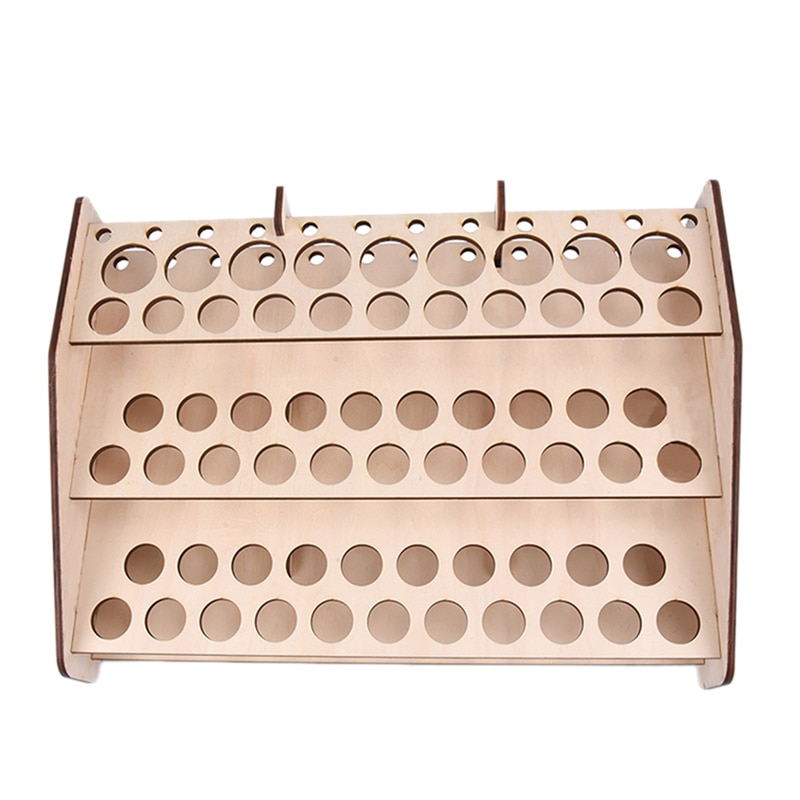 74 Hole Wooden Pigment Bottle Storage Organizer Co... – Vicedeal