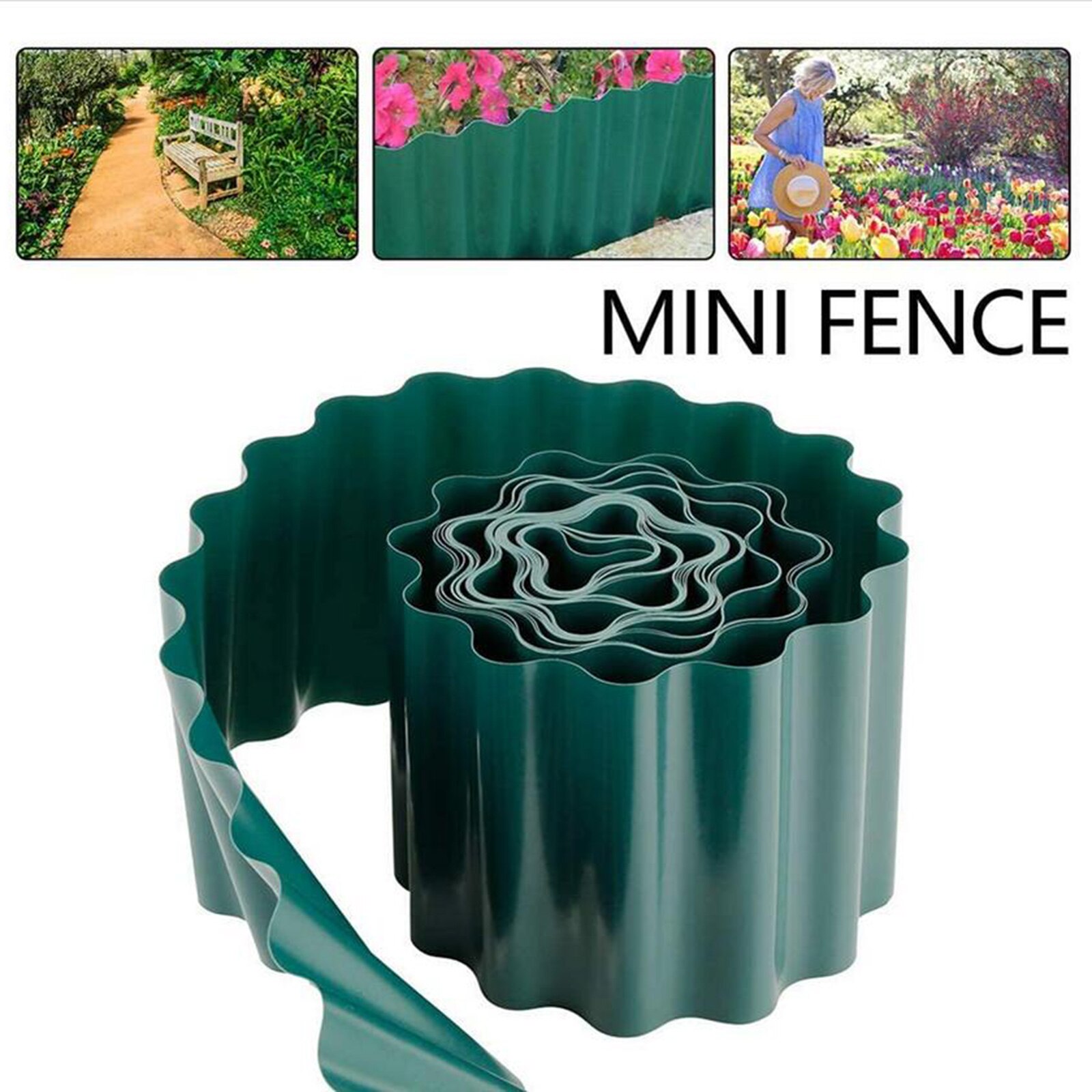 Outdoor Garden Lawn Edging Border Fence Roll DIY L... – Vicedeal