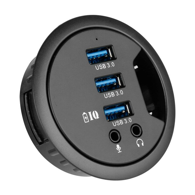 -USB3.0 Hub Splitter with 3.5mm Audio Microphone P... – Grandado