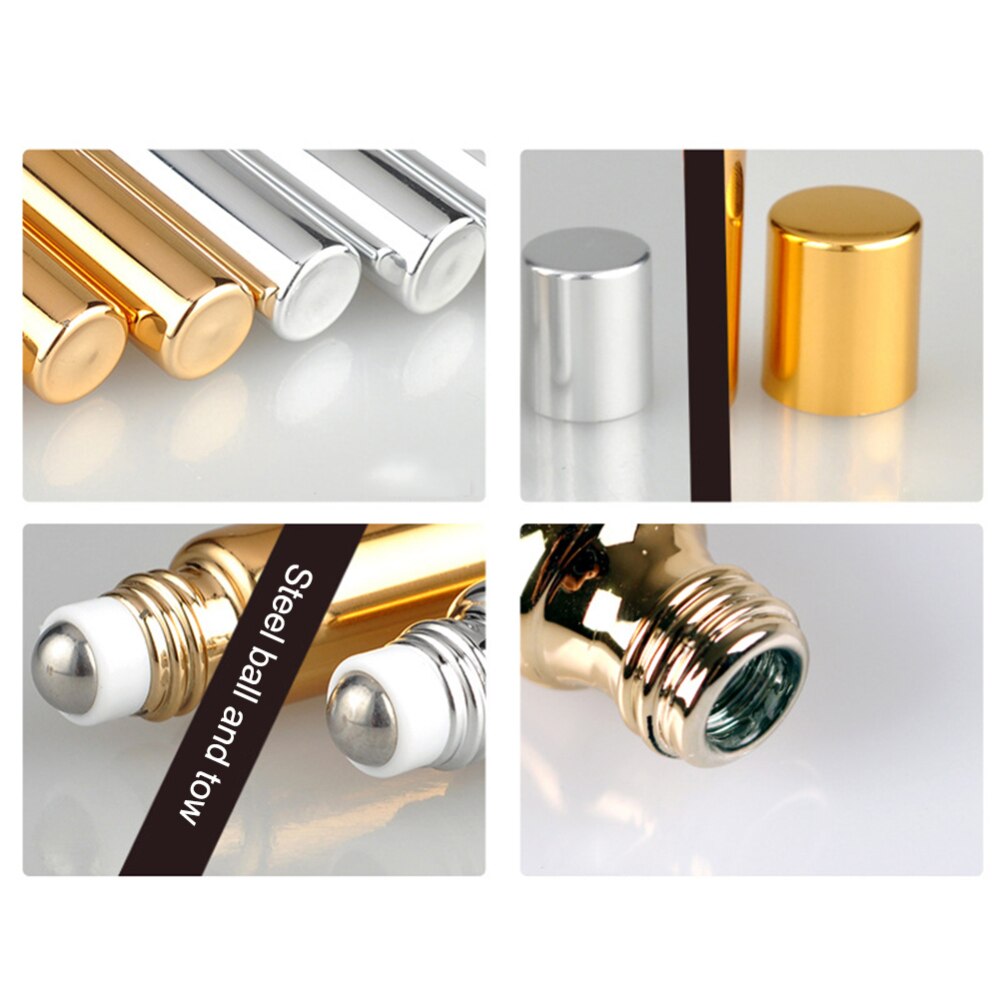 7 Pcs 5Ml/10Ml Lege Parfum Glazen Roll On Fles Ess... – Grandado