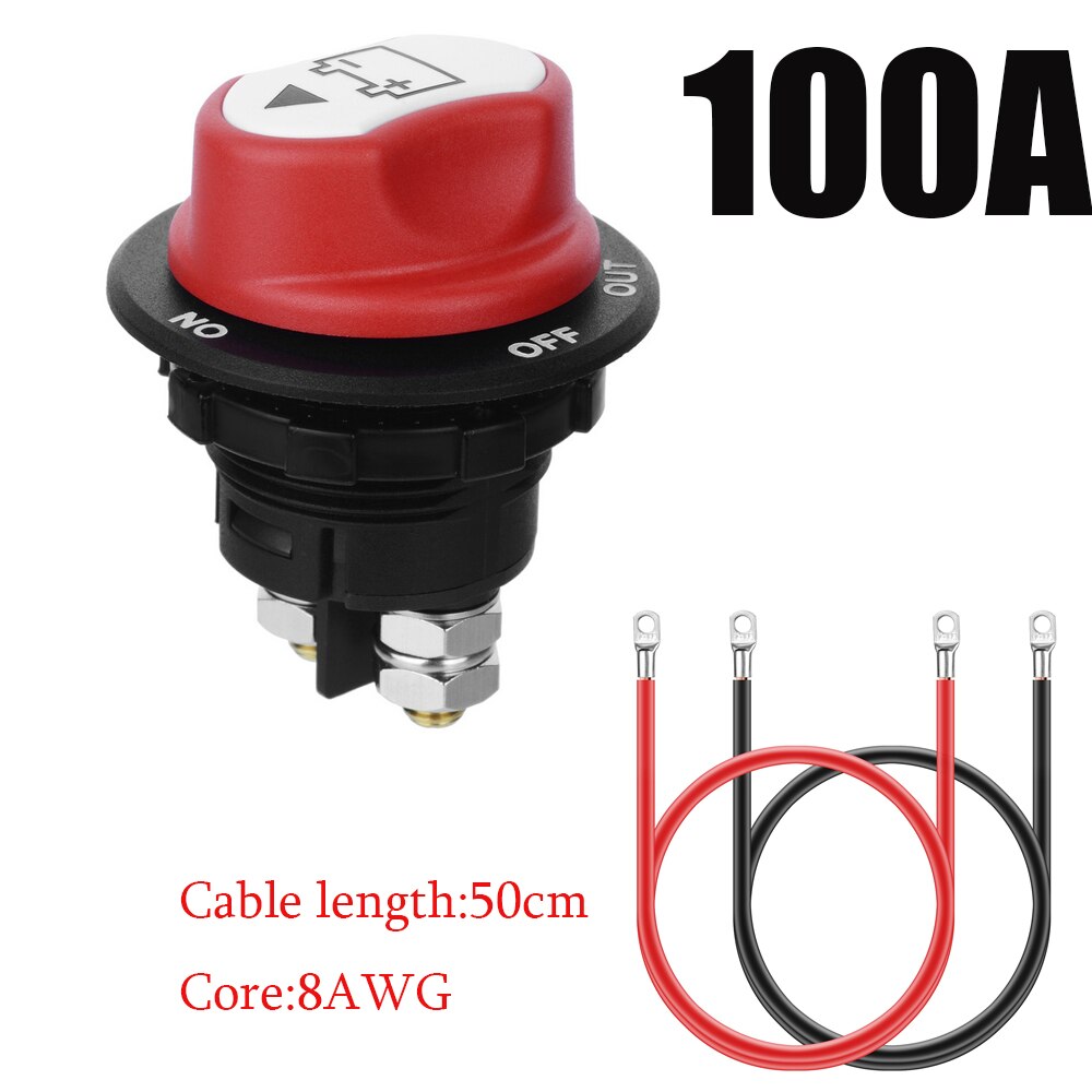 Jtron Car Battery Switch 50A 100A 200A Battery Iso... – Vicedeal