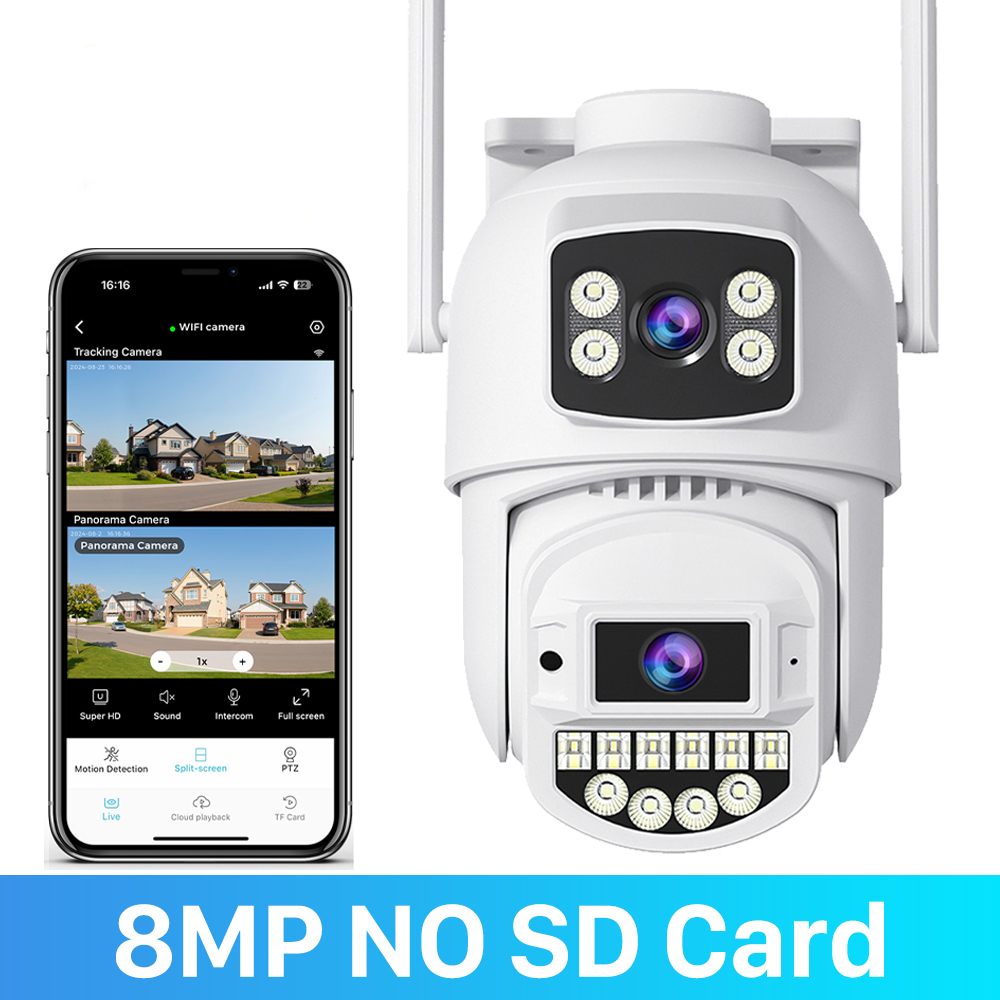 15MP 8K HD Wifi Surveillance Camera Outdoor Three ... – Grandado