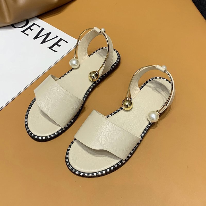Women's shoes spring summer simple sandals flat ro... – Grandado