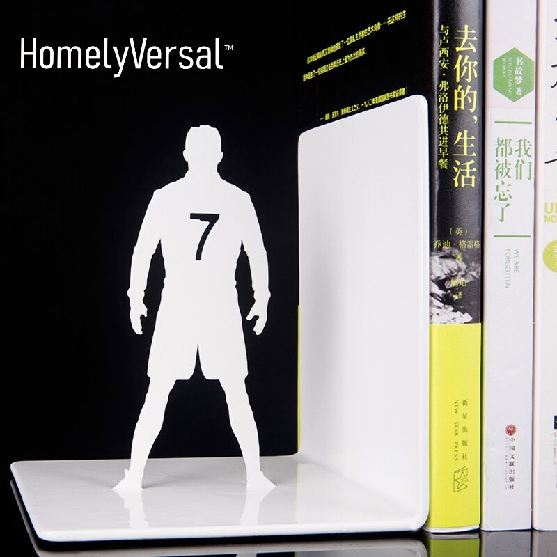 Football Player Metal Desk Stands Bookend Holder H... – Grandado