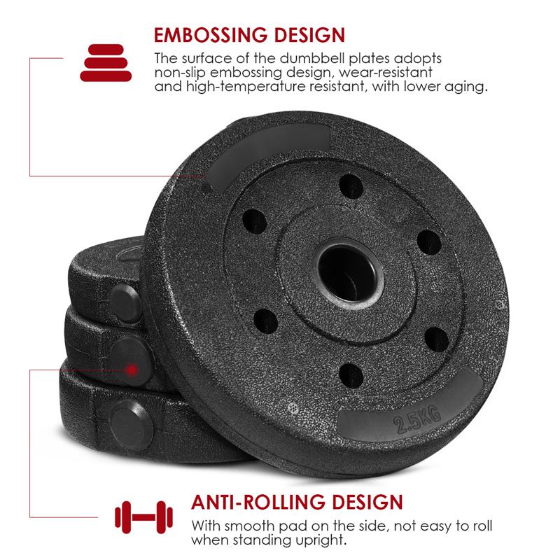 30kg Dumbbell Weight Set Adjustable Solid Fitness ... – Grandado