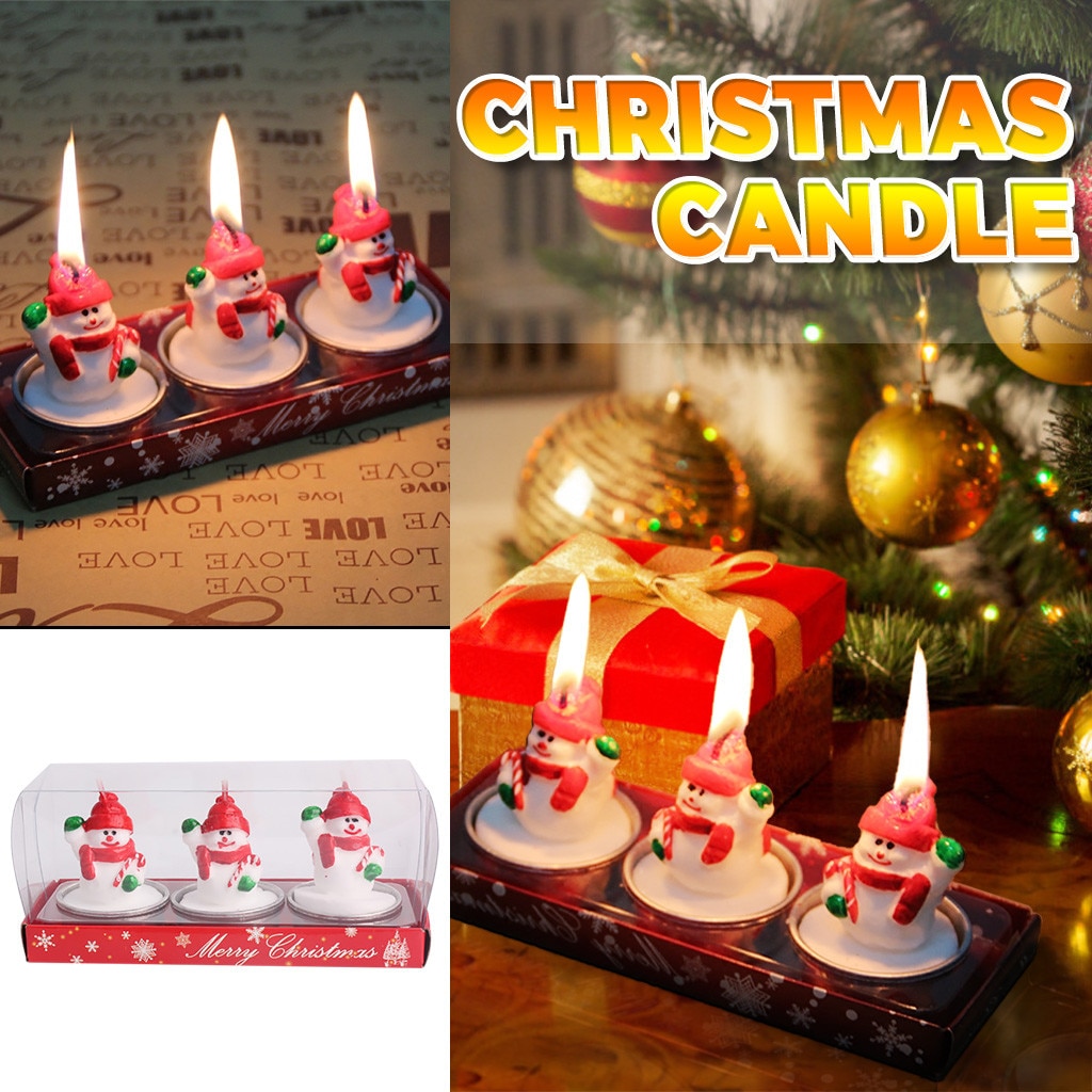 Lovely Snowman Candles Are Used As Decorations For... – Grandado