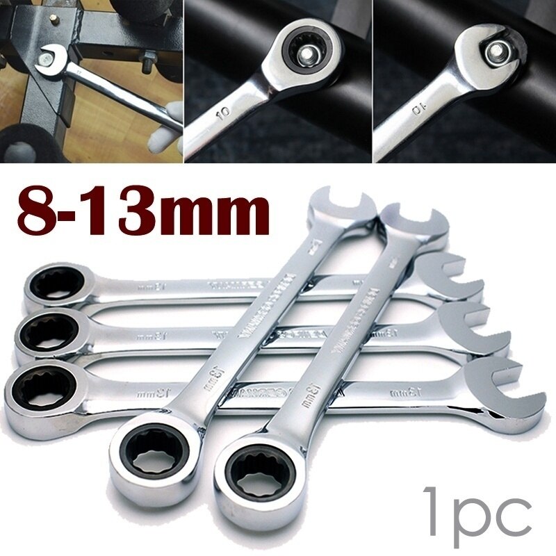 1PC Steel Metric Spanner Wrench Ratchet Ring Open ... – Grandado