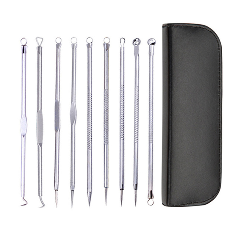 9Pcs Acne Blackhead Pimple Remover Needles Extract... – Grandado