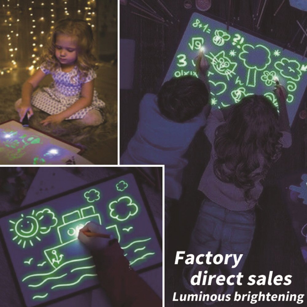 Illuminated Light Drawing Board Toy Development Dr... – Grandado