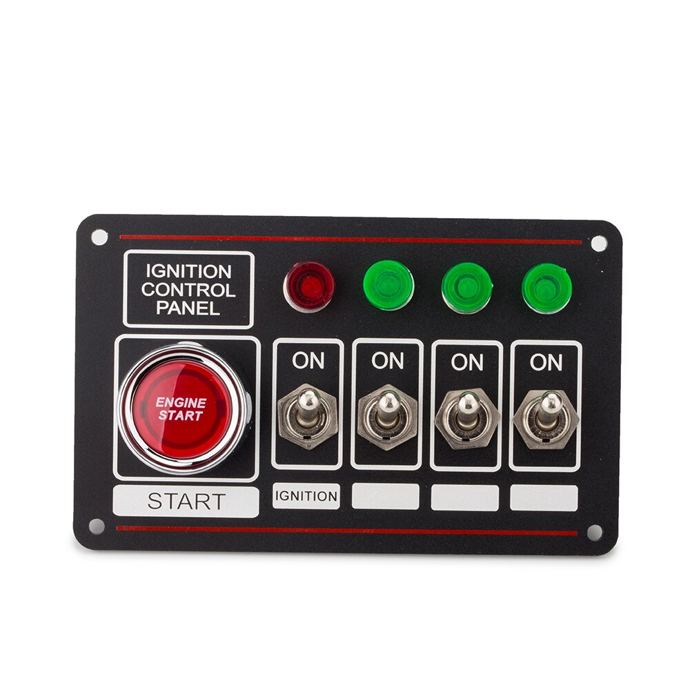 4 Pins Ignition Control Panel Black Silver Face Au... – Grandado