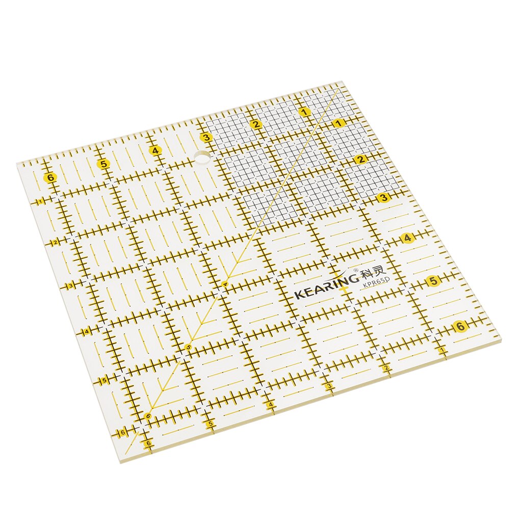 Square Shape Grid Acrylic Quilting Templates Patch... – Grandado