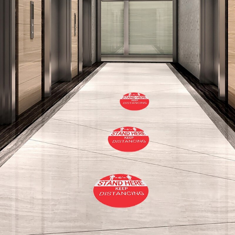 1/5/10 Pcs Openbare Gebied Sociale Distantiëren Fl... – Vicedeal