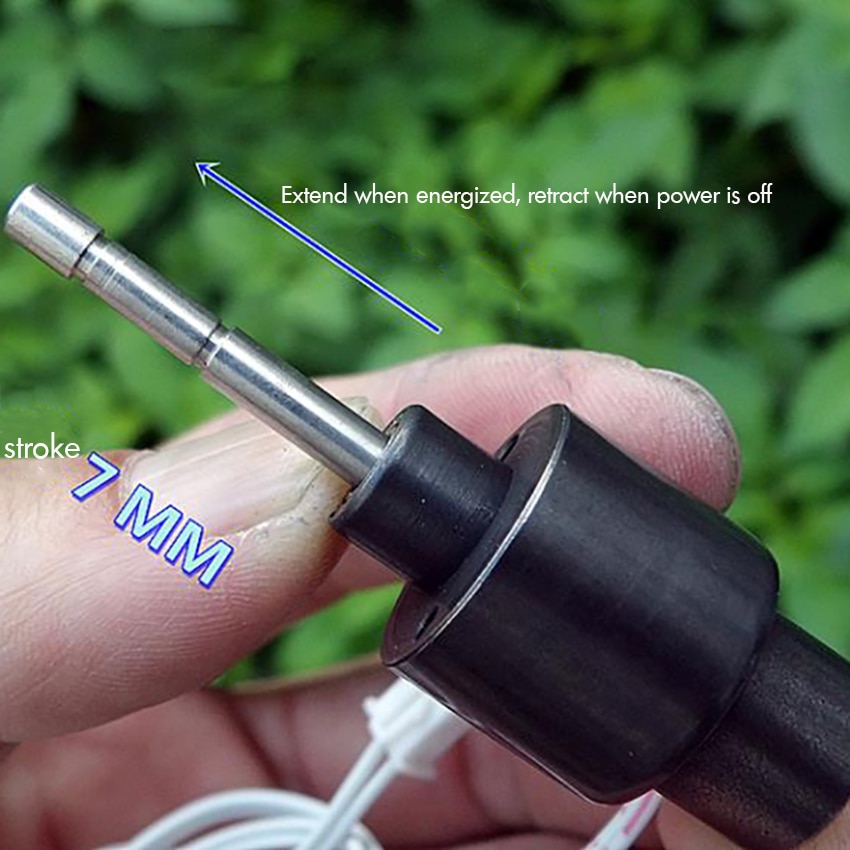 DC 6 V-12 V Zylindrischen DC Elektromagnet, Hub 7m... – Grandado