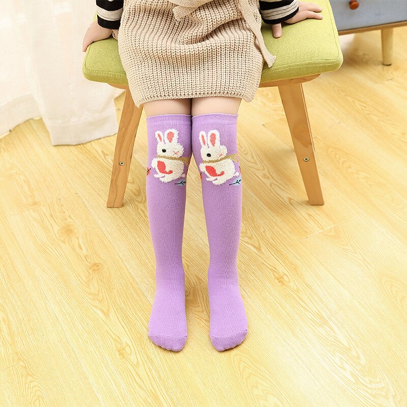 1 Paar Cartoon Peuter Kids Knie Highs Mid-Kalf Sok... – Grandado