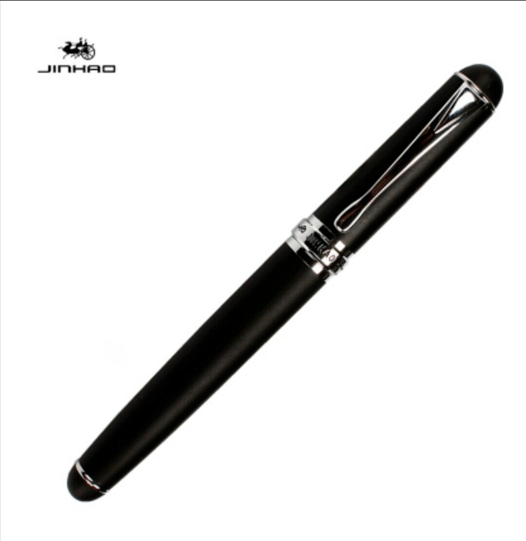 Jinhao X750 Calligraphy Fountain Pen MetaI Ink Pen... – Vicedeal
