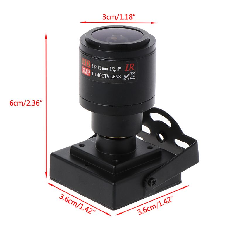 700tvl cmos 2.8-12mm zoom lente mini câmera de seg... – Grandado