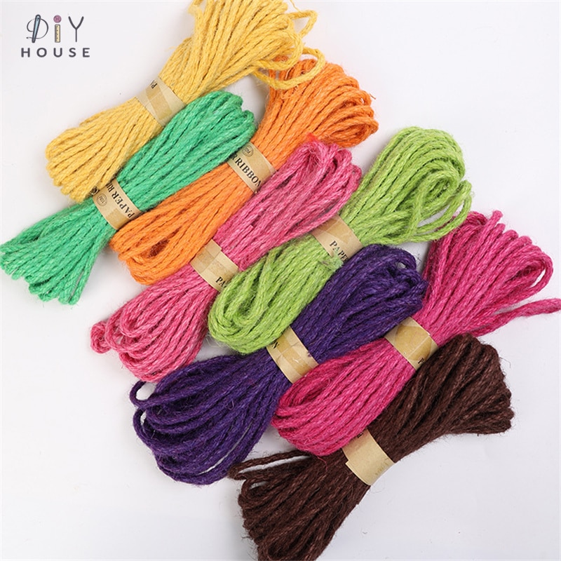 10M Color Hemp Rope DIY Craft Supplies Knitting Bo... – Vicedeal