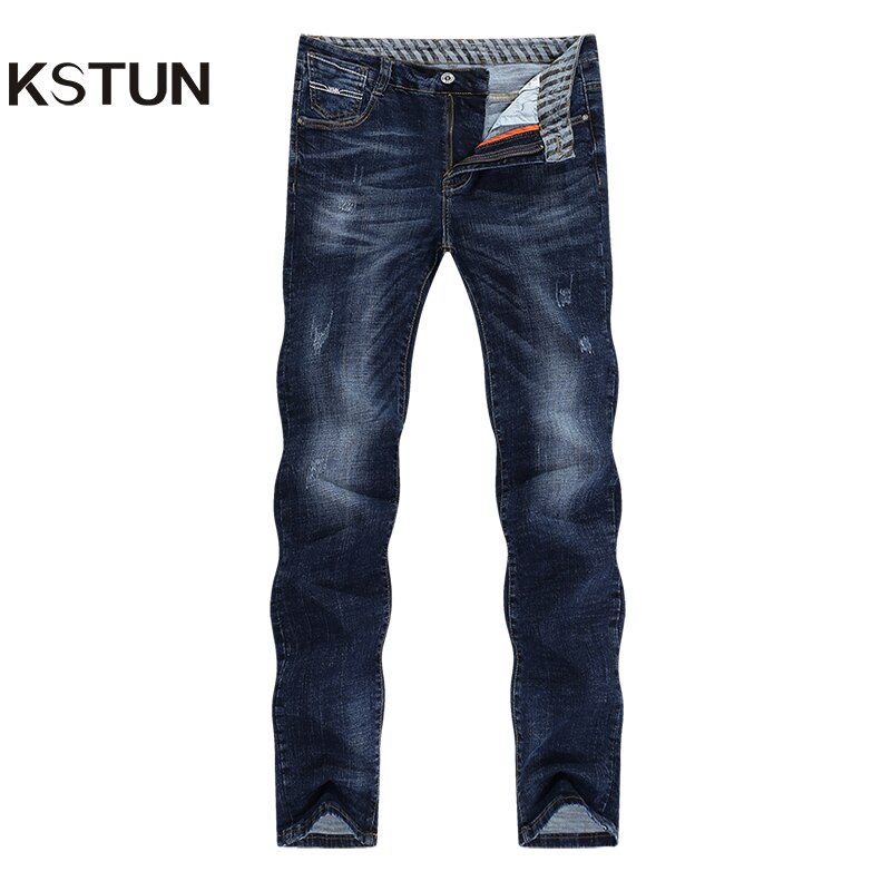 Kstun vinter jeans herr jeans byxor blå stretch sm... – Grandado