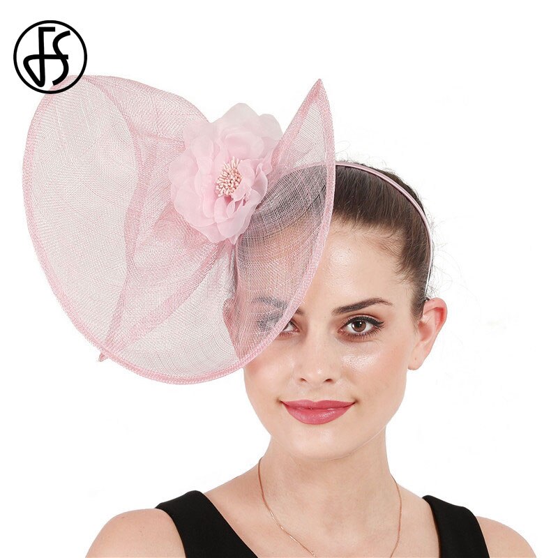 FS Flower Fascinator Hats Base Women Bridal Big We... – Grandado