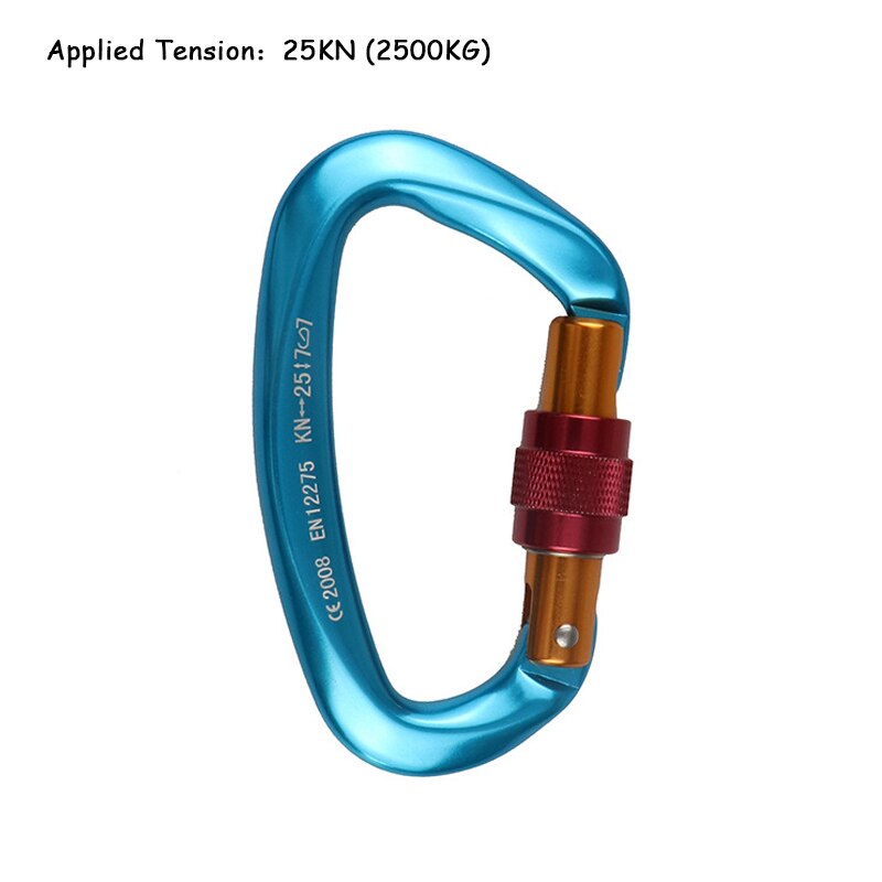 25KN Climbing Carabiner D Shape Aviation Aluminum ... – Grandado