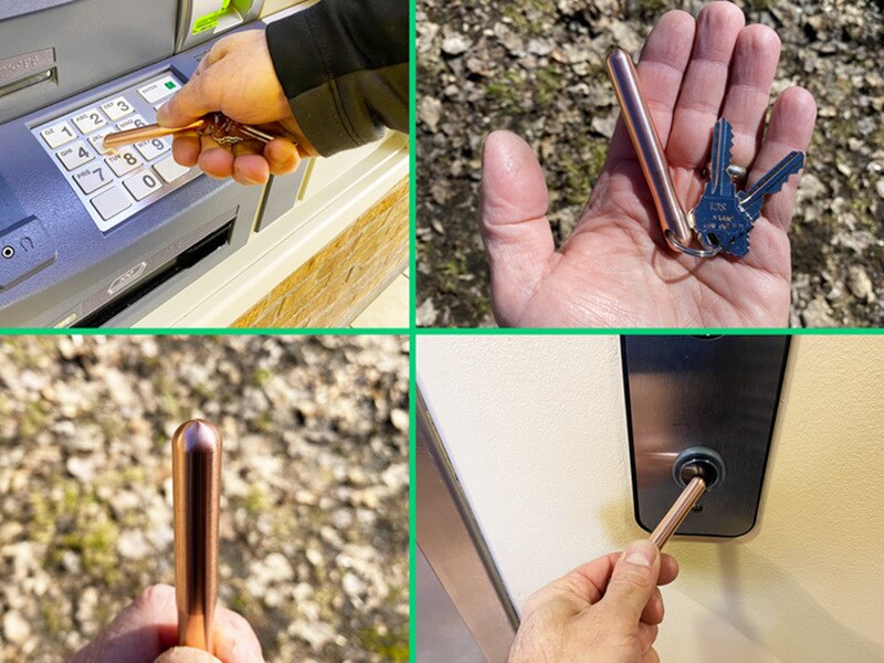 10 Pc Zero-Touch Key Press Key Ring Voor Lift Arte... – Vicedeal