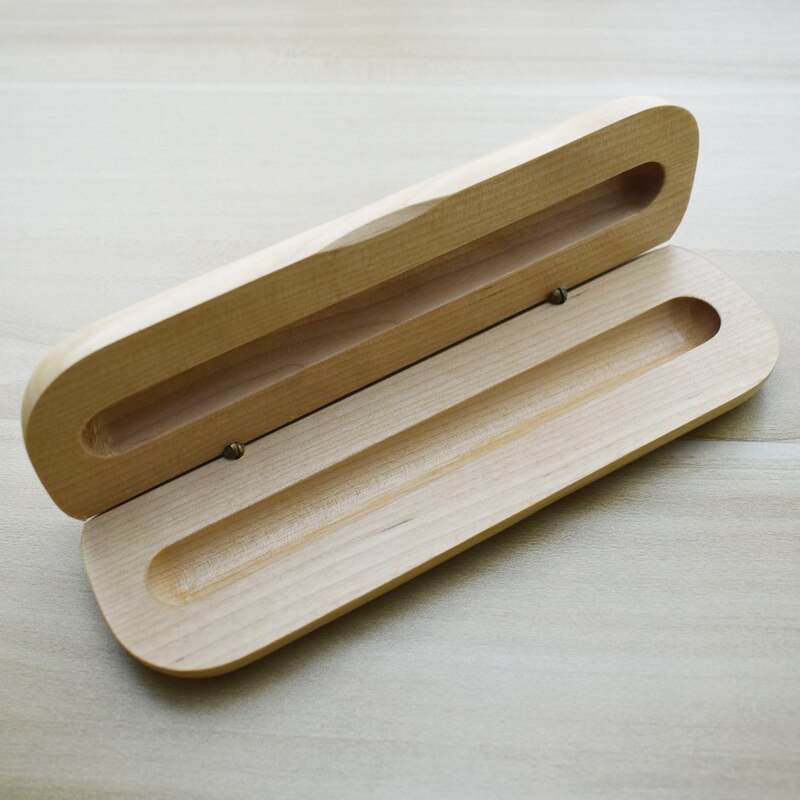 Portalápices De Madera De Color Natural Estuche D Grandado