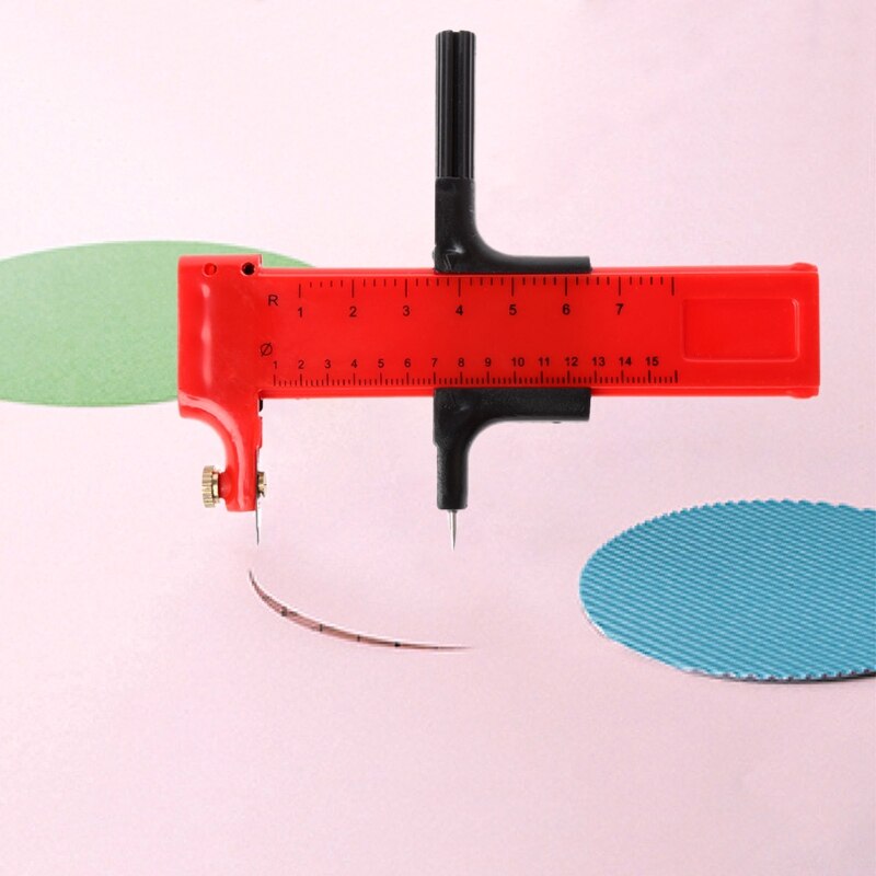 1pc Plastic Rotary Compass Circle Cutter Paper Car... – Grandado