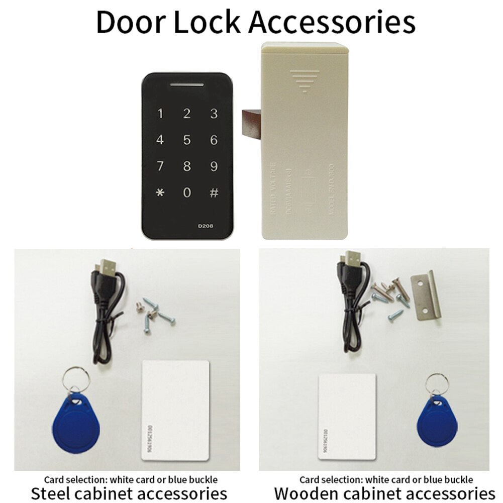 door lock Electric Smart Digital Cabinet Lock Anti... – Grandado