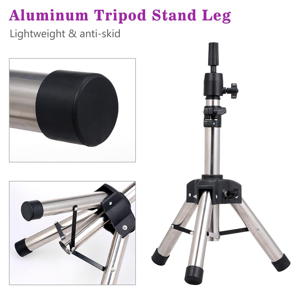 Justerbar mannequin hodet stativ parykk stativ sam... – Vicedeal