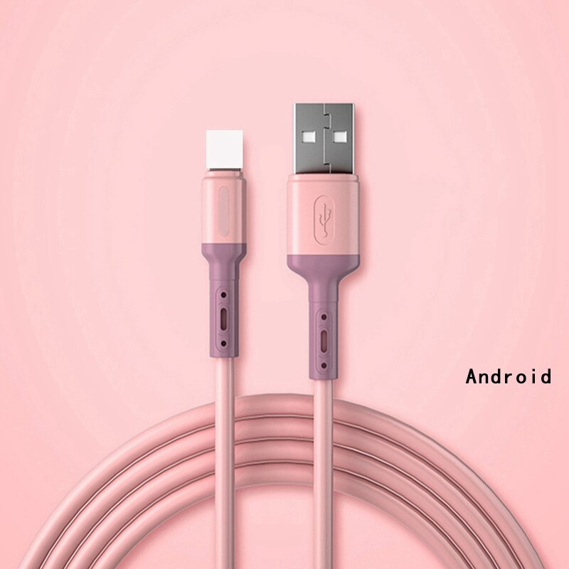 Universal Soft Silicone Mobile Phone Data Cable Fo... – Grandado