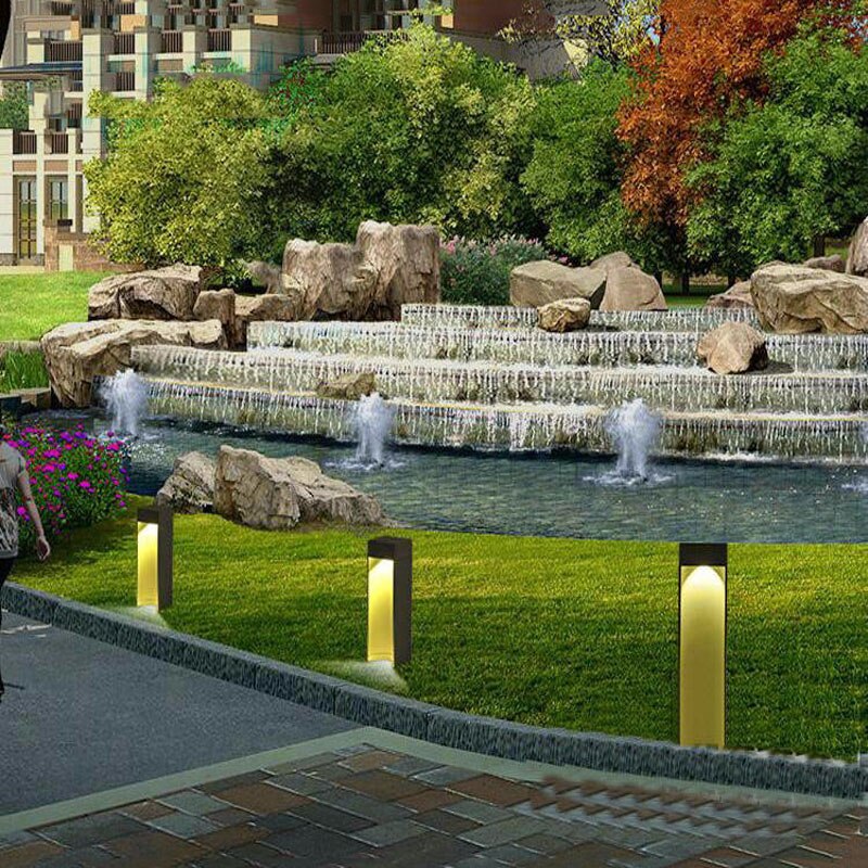 Outdoor Led garten rasen Lichter Moderne Aluminium... – Vicedeal