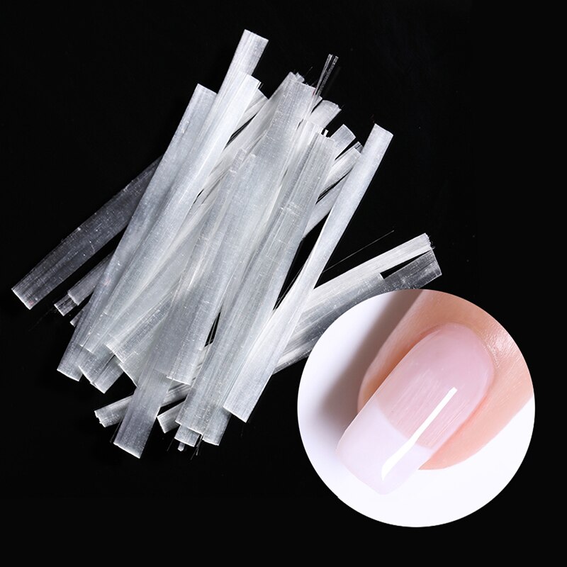 20*4cm/bag White Acrylic Nail Fiberglass 1/2/3 Nai... – Grandado
