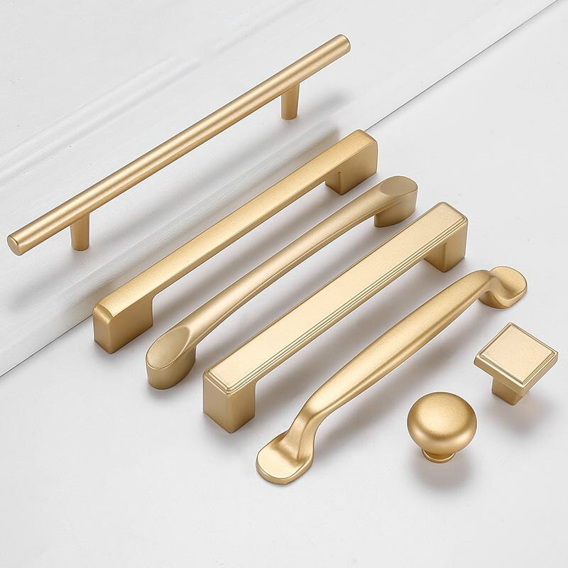 Matt Gold Door Knobs and Handles for Furniture Cab... – Grandado