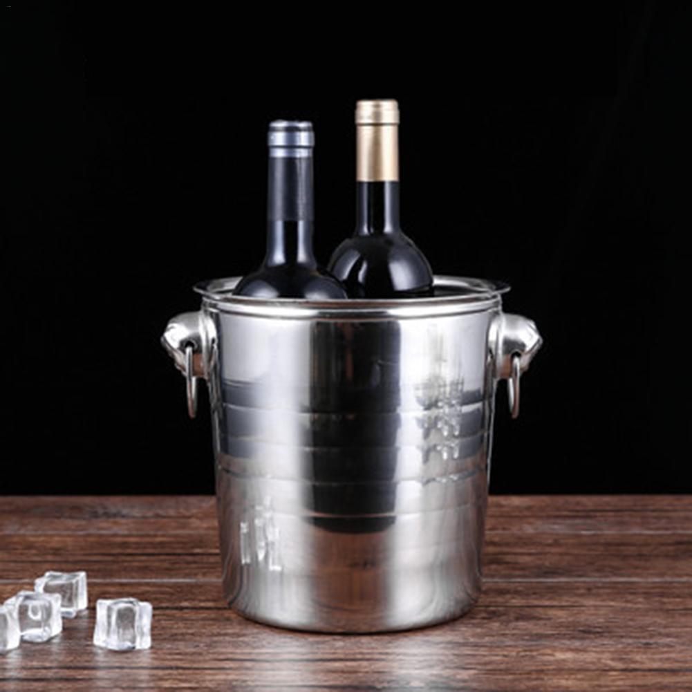 Stainless Steel Ice Bucket Thick Ice Holder Contai... – Vicedeal