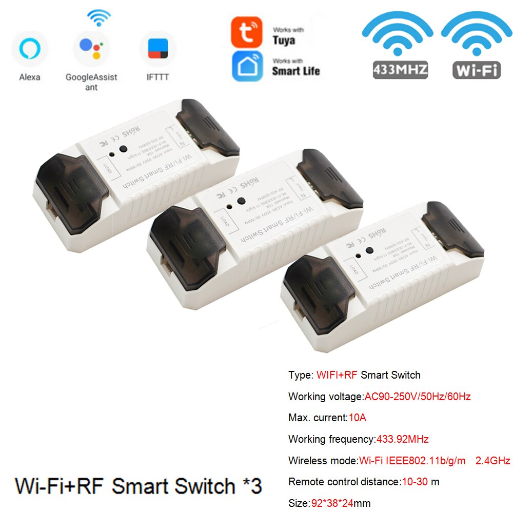 Diy Wifi Schakelaar Wi-fi/Rf Smart Home Draadloze ... – Grandado