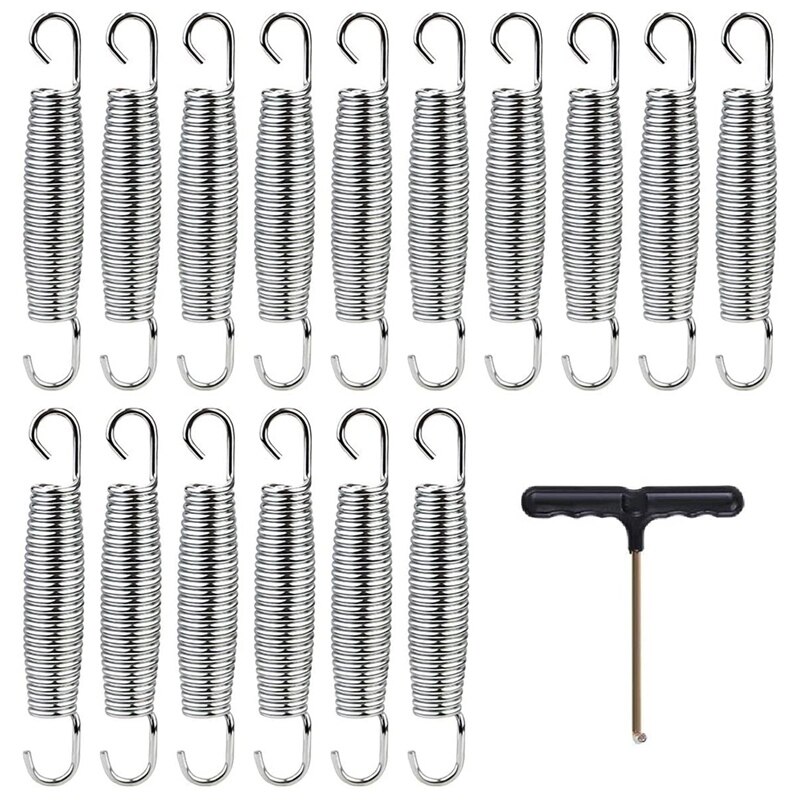 16Pcs 5.5 Inch Zware Trampoline Vervanging Springs... – Grandado