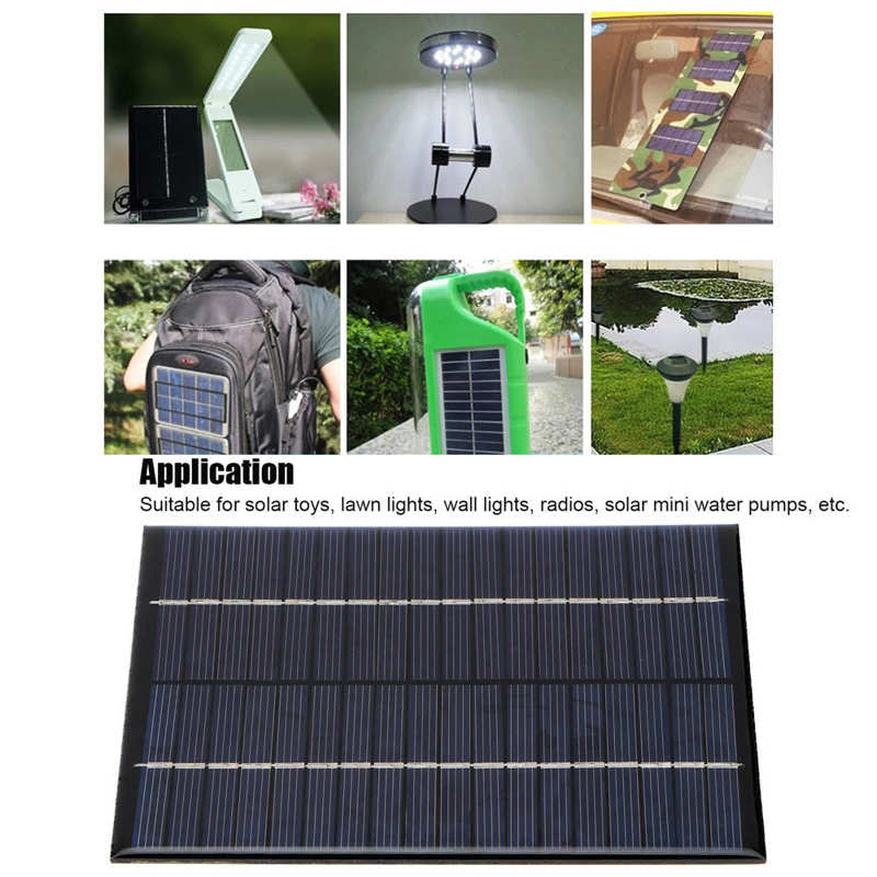 13.6x11cm 2W 18V DIY Portable Mini Solar Panel Mod... – Grandado