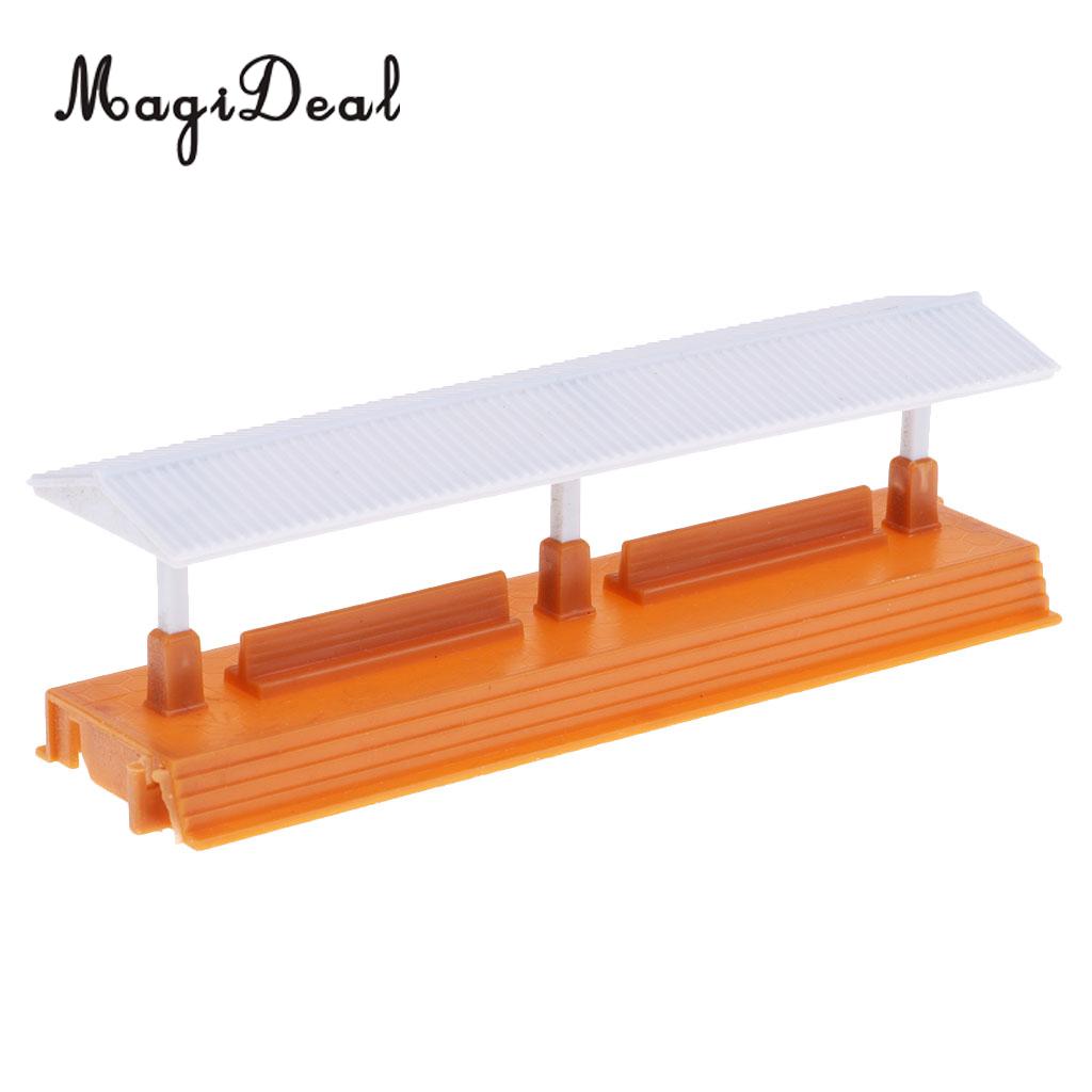 MagiDeal 1:87 Scale Mini Railway Platform Simulati... – Grandado