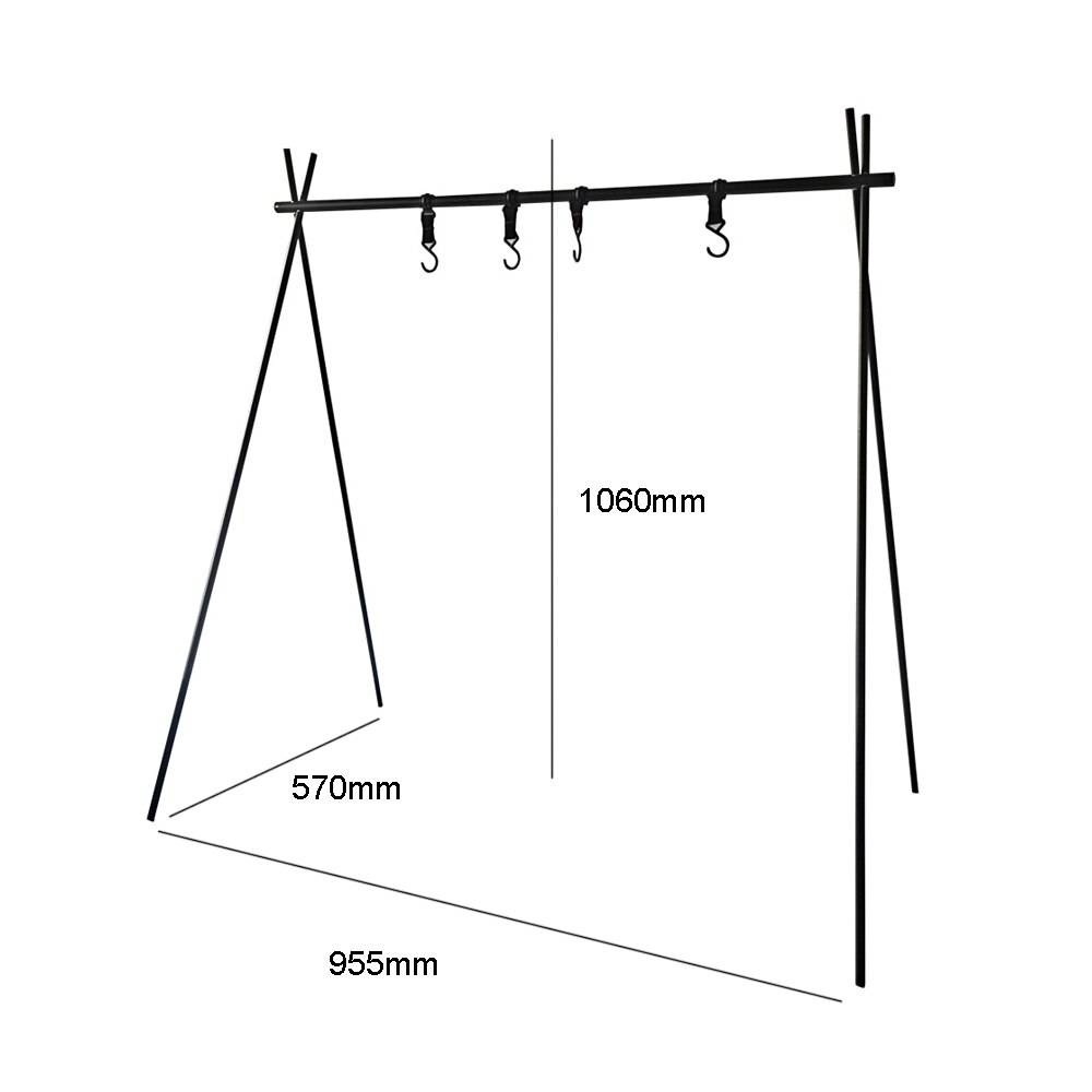 Camping Equipment Hanging Rack 8kg Aluminum Alloy ... – Grandado