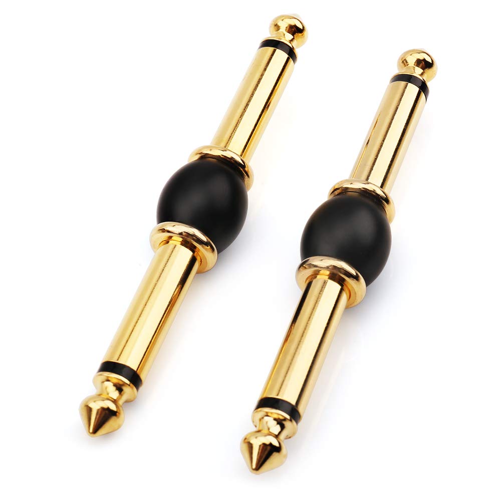 6.35mm 1/4 inch Male Mono Plug TS naar 6.35mm 1/4 ... – Vicedeal